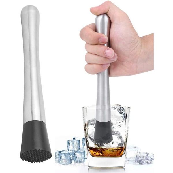 と溝用の器物バー用品ステンレス鋼ツール砕氷カクテル乳棒キッチン供給ポータブルマドラー フルーツマドラー＆カイピリーニャ乳棒, フルーツマドラー＆カイピリーニャ乳棒 アイスキャンディー商品コード：55077563177型番：CYF-2001サ...