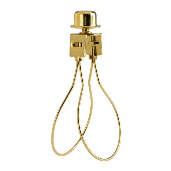 Creative Hobbiesランプシェード電球クリップアダプター 上部に取り付けフィニアル ゴールドカラー商品コード：55077568187型番：5801&amp;KNOBサイズ：標準カラー：GoldCreative Hobbiesの研...