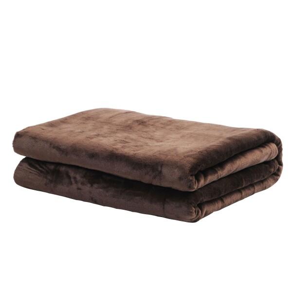 Filersong 毛布 ダブル 冬用 ブランケット 大判 マイクロファイバー 柔らかい肌に優しい フランネル 洗える 静電気防止 四季通用 (ブラウン, 220×200 cm)商品コード：55077572898型番：CX01-280G-2...
