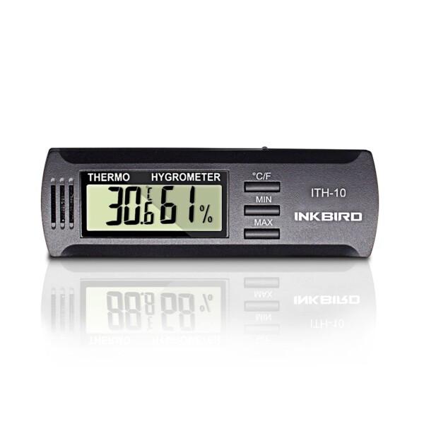 INKBIRD 温湿度計 デジタル 温度計 湿度計 小型 室内 高精度 温度湿度計 最高最低温湿度表示 -5[度]~60[度] コンパクト 乾燥対策 健康管理 湿度管理 ITH-10商品コード：55077575542型番：ITH-10サイズ...