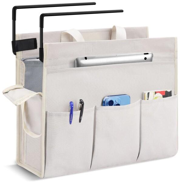 MASTLU ハンギングボックス A4対応 持ち運び タブレット収納 ハンギングラック デスク下 収納 机下 吊り下げ マガジンラック テーブルラック 引っ掛け 机下 収納 書類ケース 持ち運び ミーティングバッグ 男女兼用 仕事、会議、授...