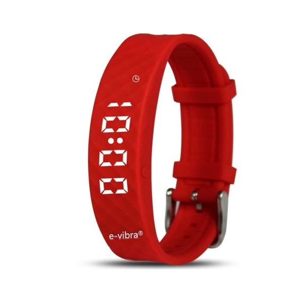 e-vibra トイレットトレーニングウォッチ-充電可能な静音振動腕時計-ウェイクアップウォッチ-タイマーと15個の毎日の目覚まし時計付き(レッド)商品コード：55077576676型番：W15サイズ：Smallカラー：レッドタイマー機能-...