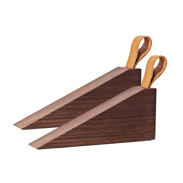 BENDELY ドアストッパー 木製 ブラウン 2個セット 室内 玄関 扉固定 差し込み式 滑り止め付き おしゃれ 省スペース収納対応 インテリアに馴染むドア止め商品コード：55077577814型番：oem-250416-2カラー：ブラウ...