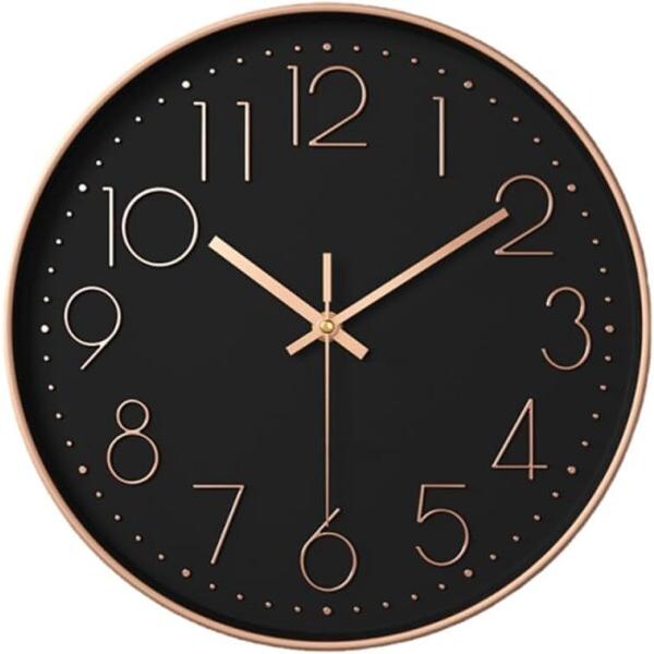 Nbdeal 掛け時計 電波時計 静音 連続秒針 おしゃれ 壁掛け 時計 立体文字 北欧 直径30cm 自動受信 静か 金と黒商品コード：55077578210型番：Nbdealサイズ：30CM 電波：連続秒針カラー：金と黒機能 : 秒針の...