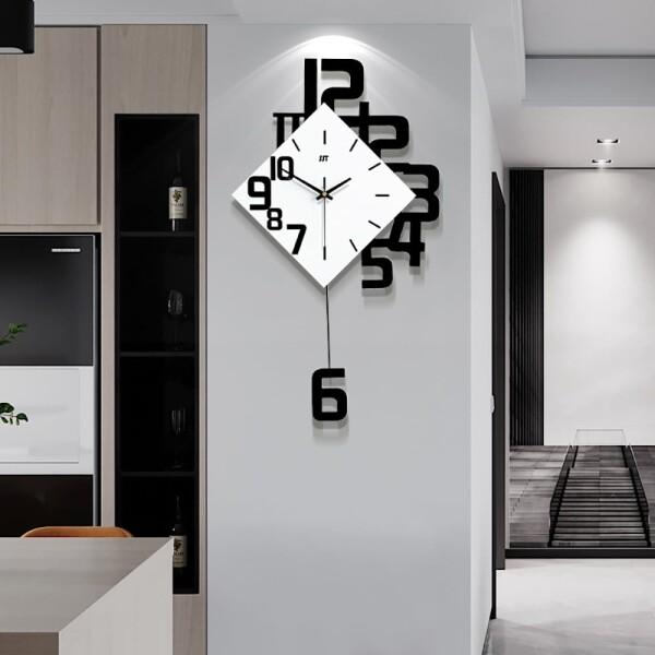 壁掛け時計 おしゃれな 静音 人気ランキング 電池式 掛け時計 壁掛け wall clock 連続秒針 ウォールクロック 壁時計 薄型のデザイン かわいい シンプル キャンパスウォールクロック リビング 寝室 部屋飾り 非電波時計 (中型サ...