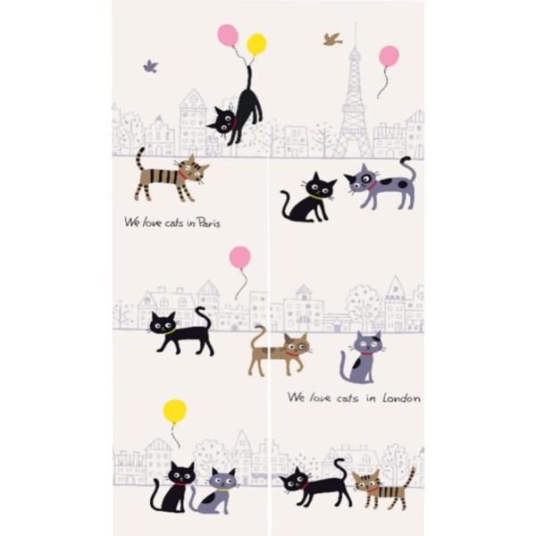 のれん 暖簾 おしゃれ フクロウ スターフィッシュ 招き猫 犬 ひまわり 間仕切りカーテン 目隠し 見えにくい 柔らかい 飾り 玄関 温泉 旅館 ホテル 廊下 お風呂 洗面所 トイレドア キッチ リビング 飲食店 片面プリント 出入り口 幅...