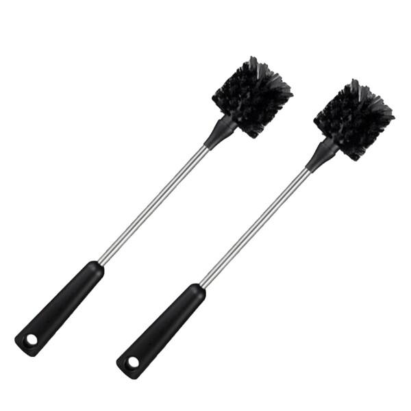 長柄ボトルブラシ 2本入り ブラック 水筒・ロンググラス・マグボトル商品コード：55077581238型番：なしサイズ：中くらいのサイズカラー：ブラック【品質の選択、安全安心】このステンレスカップブラシは、良質のPP素材とステンレス304で...