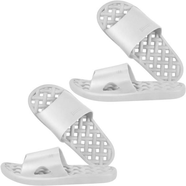 (Riimos) リーモス ベランダ サンダル 穴あき 縮まない PVC 水が溜まらない バス スリッパ商品コード：55077583560型番：RI-005-setサイズ：26.0 cmカラー：グレー26cm+グレー27cm※PVC素材は色...