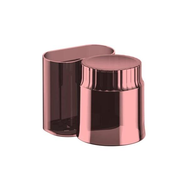 Jiawei うがいコップ歯磨きコップ歯ブラシスタンド歯磨きコップ 衛生的収納歯ブラシスタンド 置き型防錆PET素材環境にやさしい安全歯磨き粉 電動歯ブラシ収納 シェーバー 洗顔フォーム 多機能受け皿付き (メノウ色です)商品コード：550...