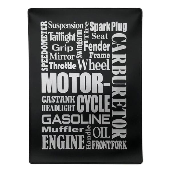 (SPEED ADDICT) MOTORCYCLE 車検証ケース BLACK × SILVER商品コード：55077628240型番：p100181-bk-slカラー：MOTORCYCLE SILVER × BLACK艶消しブラックにシルバ...