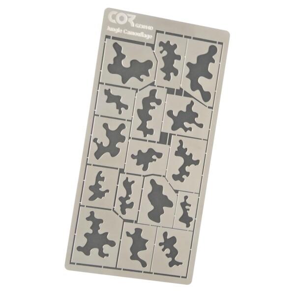 UME-STAR 塗装 テンプレート プラモデル デジタル 迷彩 ステンシルシート 模型 エアブラシ テクスチャー (TypeD)商品コード：55077652636型番：U-090013サイズ：11.5cm x 5cmカラー：シルバー様々な...