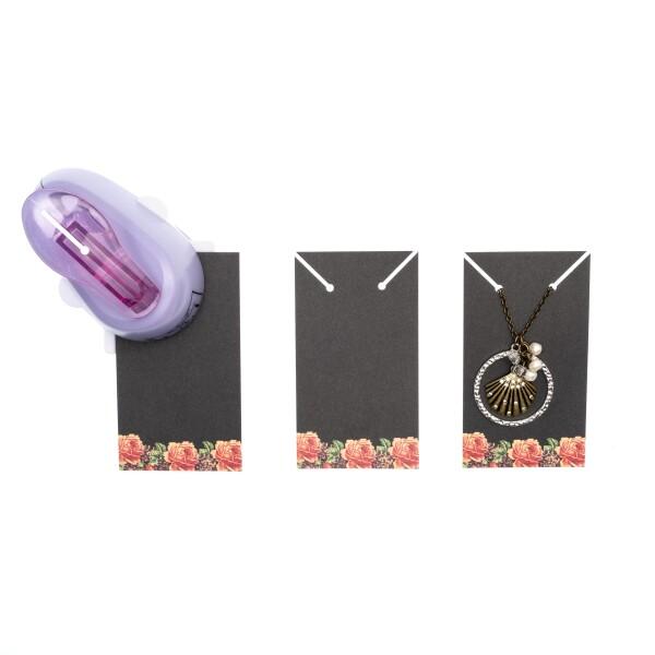 Easy Earring Cards ディスプレイ カードコーナーパンチ ネックレス用 ハンドメイド アクセサリー 台紙 穴開け パンチ ネックレスカードメーカー PUN-CORNER商品コード：55077652972型番：54カラー：パー...