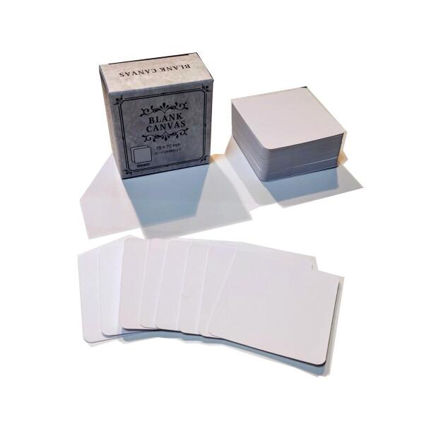 BLANK CANVAS 無地カード（ブランクカード） 100枚セット 70x70mm（スクエア）｜ボードゲーム・カードゲーム・メモ・学習用商品コード：55077653003型番：MT-03サイズ：70x70mmカラー：アイボリー材質: 紙...
