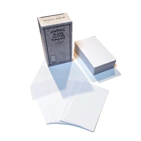 BLANK CANVAS 無地カード（ブランクカード） 100枚セット 70x120mm（タロットサイズ） ｜ボードゲーム・カードゲーム・メモ・学習用商品コード：55077653004型番：MT-01サイズ：70x120mmカラー：アイボリ...