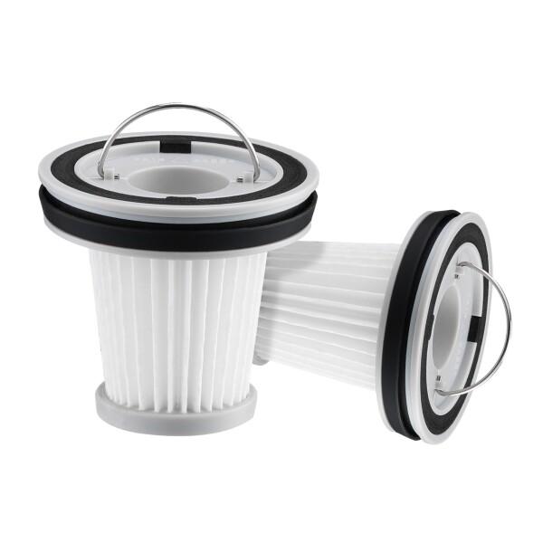 Fanttik ハンディクリーナー交換用フィルター 車用掃除機対応 HEPAフィルター 2個セット 洗える 再利用可能 対応型番 Slim V8 Mate V8 Apex V9 Mix V10 Mix Slim V10 Mate, Slim...