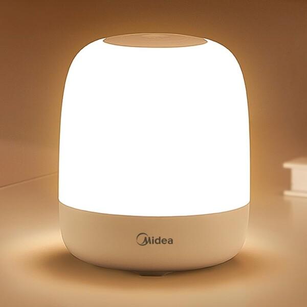 Midea 授乳ライト ナイトライト 4000mAh充電式 調光可能 3色温度 タッチ式 赤ちゃん用ベッドサイドランプ 360度発光 枕元ライト 目に優しい 授乳/おむつ替え用 テーブルランプ 出産祝い ギフト商品コード：550776541...