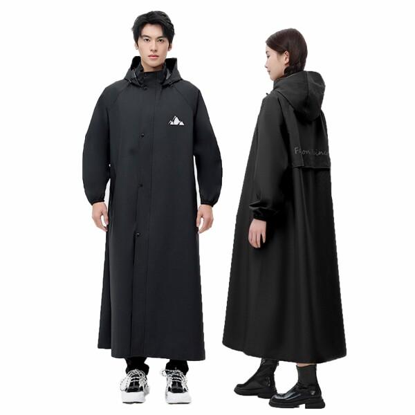 (OKUSEKAY) レインコート 自転車 レディース メンズ バイク レインウェア ポンチョ 超軽量＆速乾 防風防水 豪雨 梅雨対策 通勤 通学 リュック対応 晴雨兼用 多機能 収納袋付き 携帯しやすい 男女兼用 (ブラック, 2XL)商...