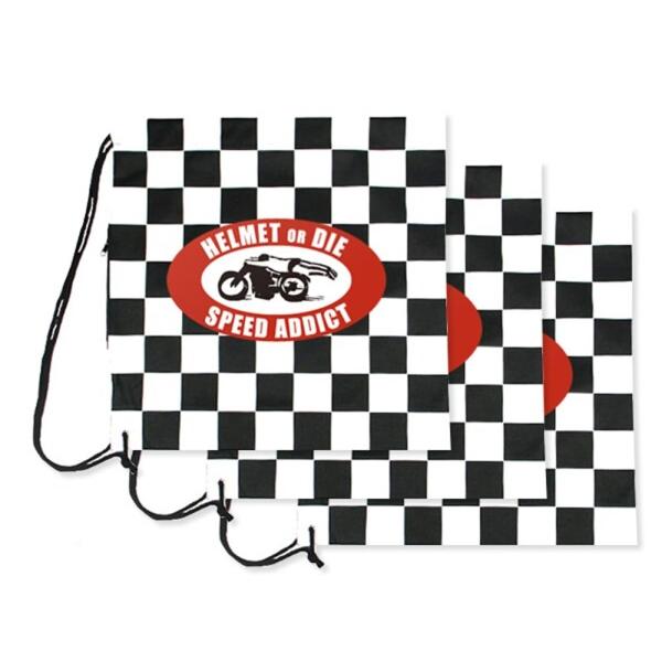 3枚SET NONWOVEN HELMET BAG ファスナー付(不織布ヘルメットバッグ)CHECKER商品コード：55077710224型番：p100023サイズ：3枚セットカラー：CHECKER3枚SET販売ですが、価格は2枚分なので1...