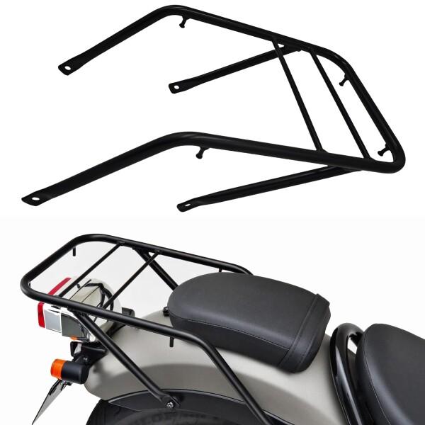 Yoothi 互換品 ホンダ用 リアキャリア レブル250/500 CMX300/500 Rebel 250/500 2017-2023用 グラブバーキャリア タンデムバー リアキャリアと ブラック チール商品コード：55077710262...
