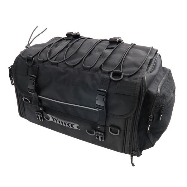 Liberator Plus バイク シートバッグ ツーリングバッグ リアボックス トップケース パニアケース (L)商品コード：55077710492型番：bike-037サイズ：Lカラー：BlackLiberator Plus バイク ...