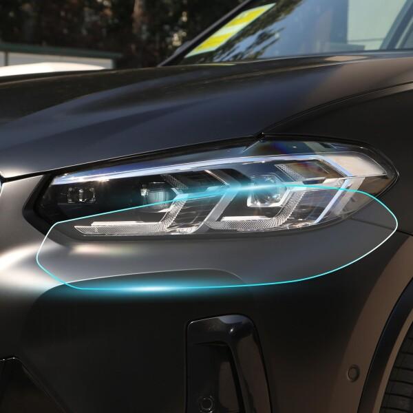 FDAIUN プロテクションフィルム For BMW X3 M スポーツ 2022-2023年 専用 ヘッドライトフィルム TPU 保護フィルム カット済フィルム スクラッチガード 傷防止 自己修復機能 車種専用 カーラッピングフィルム ア...
