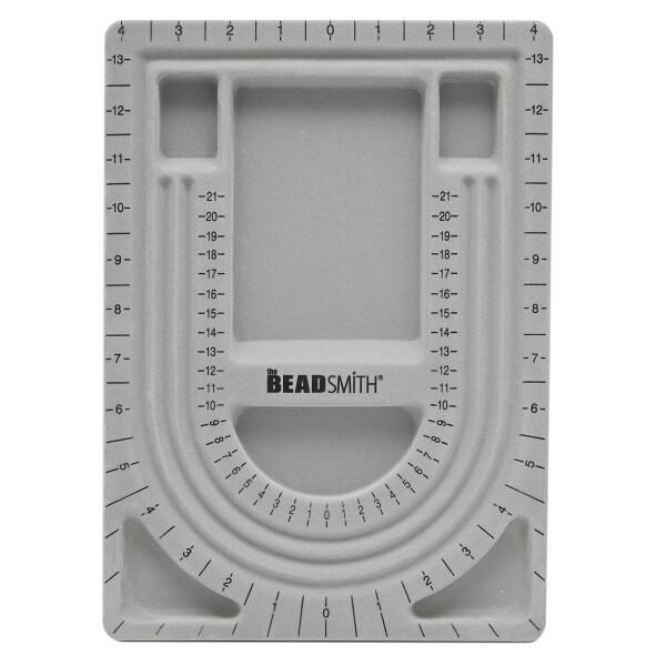 Beadsmith BBU28F デザイン ビーズボード、9 x 13 インチ、グレーフロック商品コード：55077818929型番：BBU28Fサイズ：28" - 3 Channelカラー：グレー数量: 1 x ビーズボード。糸を通す前の...