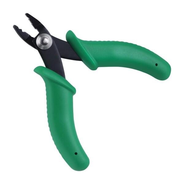 INJOYTEC つぶし玉 ビーズ 2穴 クリンプツール かしめ用 バネ付 先曲 ミニ 軽量 精密 ジュエリー 小型 潰し玉 製作 手芸用 精密作業 DIY 手作り商品コード：55077819962型番：IT240066-FBAカラー：グリ...