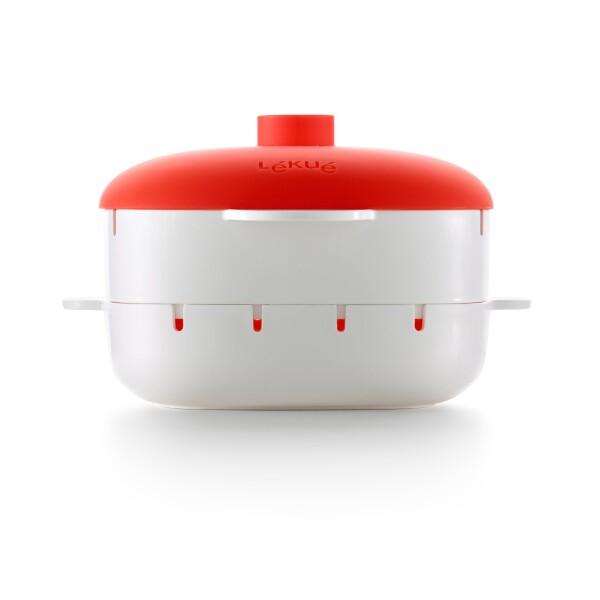 ルクエ ピンチョスメーカー 62015商品コード：55077832942型番：62015サイズ：W15×D18×H11cmカラー：レッド本体サイズ:幅15×奥行18×高さ11cm本体重量:253g材質:フタ/シリコン、容器/PBT原産国:中...