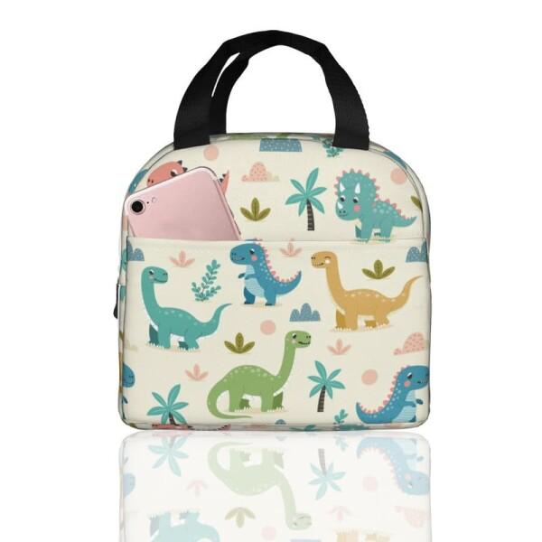 ランチバッグ 保冷 保温 恐竜柄 可愛い 弁当バック 断熱 防水 漏れ防止 大容量 大きめ 弁当袋 手提げ 子供用 バック キッズ メンズ レディース トートバッグ ハンドバッグ (5)商品コード：55077833247型番：6788341...