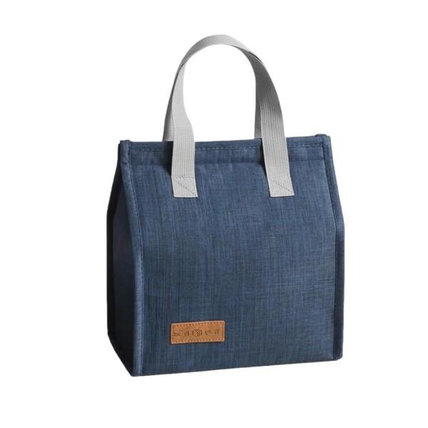 ランチバッグ 保温保冷 弁当袋 ランチバッグ おしゃれ オフィス 通勤 通学 ピクニック お買い物 ショッピング 行楽 アウトドア コンパクト お弁当 (ネイビー)商品コード：55077833312型番：9313597321412サイズ：S...