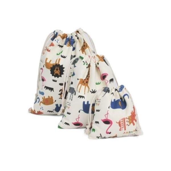 speed mao 可愛い 動物柄 巾着 収納袋 大 中 小 3点 セット商品コード：55077833366型番：AM-2028サイズ：1カラー：1かわいい動物柄の巾着3サイズセットです。様々用途で使うことができ便利です。サイズ:大 25c...