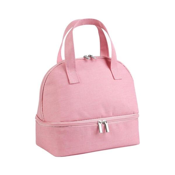 保冷ランチバッグ 前ポケット付き アルミホイール 大容量 防漏 保温 保冷 ランチボックス 子供大人用 かわいい 通勤 通学 ピクニック用 2段商品コード：55077833500型番：Atyhao6k9f45pmobカラー：ピンク耐久性:ラ...