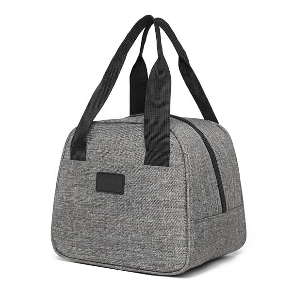 Nanxson 保冷断熱バッグ ランチバッグ おしゃれ 小さめ 軽量 チャック付き 女性用＆男性用 手提げ お弁当袋 (6L,グレー)商品コード：55077833542型番：Bolsa-de-almuerzoサイズ：6Lカラー：グレー1、プ...