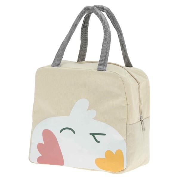 CAPASTEC ランチバッグ 保温保冷 再利用可能 大容量 オフィス・仕事・ピクニック・ビーチ・旅行用 22x13.5x23.5cm 1個 オフホワイト商品コード：55077833599型番：qd000723a241028jpカラー：オフ...