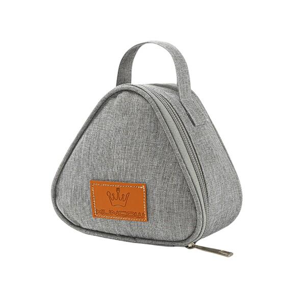 JANKOW おにぎり型 ランチバッグ 再利用可能 朝食 弁当ケース 三角形 スナックバッグ 女性用 サンドイッチポーチ 弁当収納 大容量 軽量 漏れ防止 昼休み/旅行/ジム/ピクニック用 アウトドア ランチケース 大人用 子供用 学生 男...