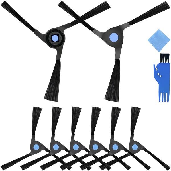 EATBALE 交換用サイドブラシ エコバックス対応 for Ecovacs用Deebot X2 DEX86 X2 Omni X2 Proに対応掃除機スペアパーツ、サイドブラシ8個、ロボット掃除機 消耗品 洗えて再利用可能エッジ・スイーパー...