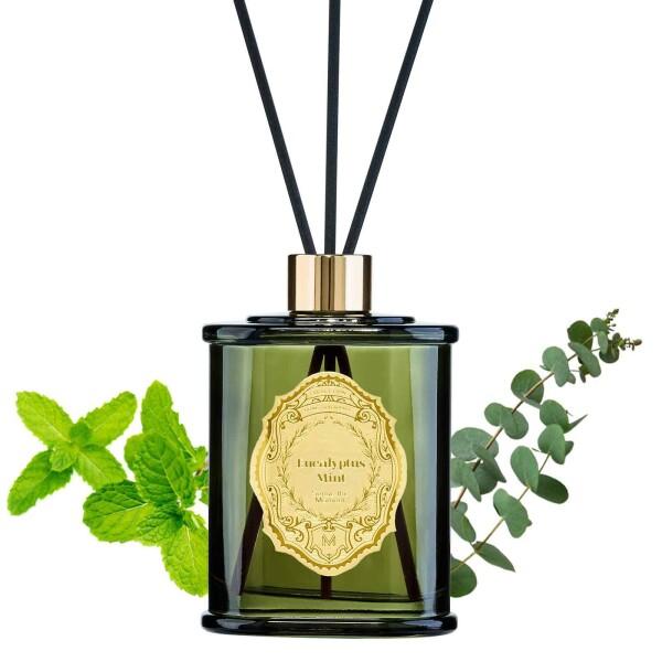 M&amp;SENSE ルームフレグランス ユーカリ・ミントの香り 240ml 約2.5ヶ月 リードディフューザー おしゃれ トイレ ディフューザー スティック付き 室内 部屋 玄関 オフィス用 女性ギフト プレゼント商品コード：55077...