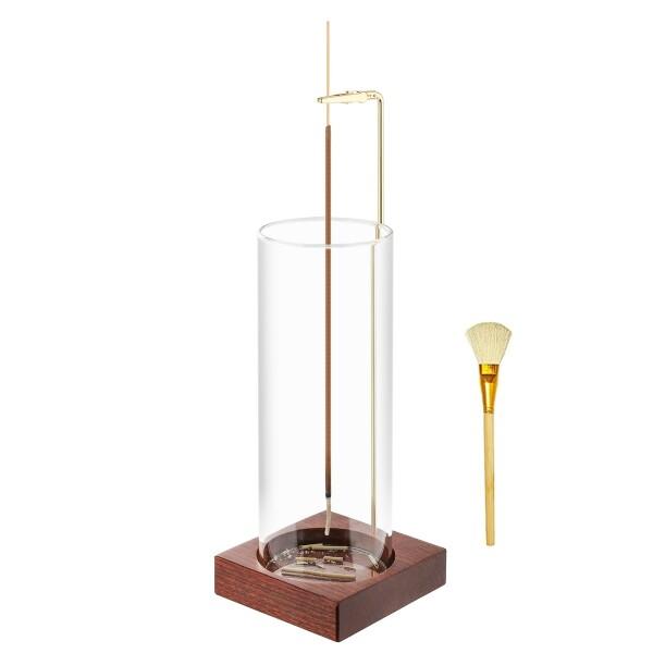 MACUSOO お香立て お香 線香立て インテリア 灰がこぼれない お洒落 可愛い 香炉 線香立て 仏壇 書斎 瞑想 玄関先 (ブラウン)商品コード：55077843836型番：MCS-Wooden-Square-JPサイズ：Round1...