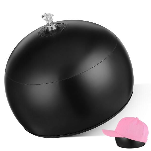 COHEALI インフレータブル帽子ホルダー キャップスタンド 卓上ディスプレイラック 変形防止 軽量プラスチック製 7.5X6.5X5.5インチ ブラック商品コード：55077843908型番：1サイズ：19.00X16.50X14.00...