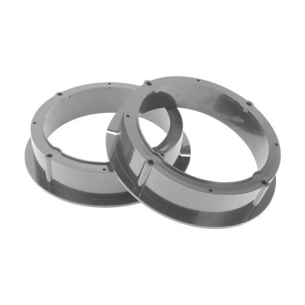 INFINAUTO 6.5インチ用スピーカースペーサーリングトゥイータースピーカースペーサーアダプター フォルクスワーゲンに対応CC 2009-2015用ABSブラック防水商品コード：55077892962型番：IFN240804a0000...