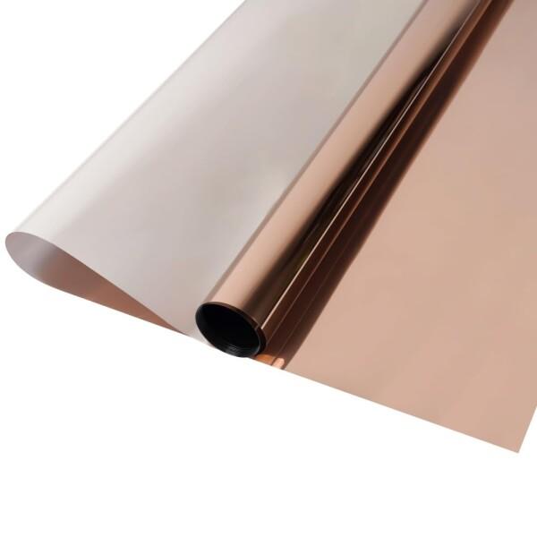 窓用フィルム 窓断熱シート 窓遮熱シート 目隠しシート 飛散防止 UVカット 遮熱遮光 断熱効果 暑さ対策 建築建物ガラスフィルム ブラウンシルバー (60cmx2cm)商品コード：55077896544型番：YGMサイズ：60cm X 2...