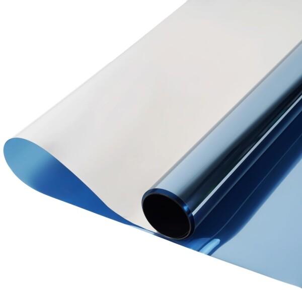 窓用フィルム 窓断熱シート 窓遮熱シート 目隠しシート 飛散防止 UVカット 遮熱遮光 断熱効果 暑さ対策 建築建物ガラスフィルム ブルーシルバー (70cmx200cm)商品コード：55077896546型番：YGMサイズ：70cm X ...
