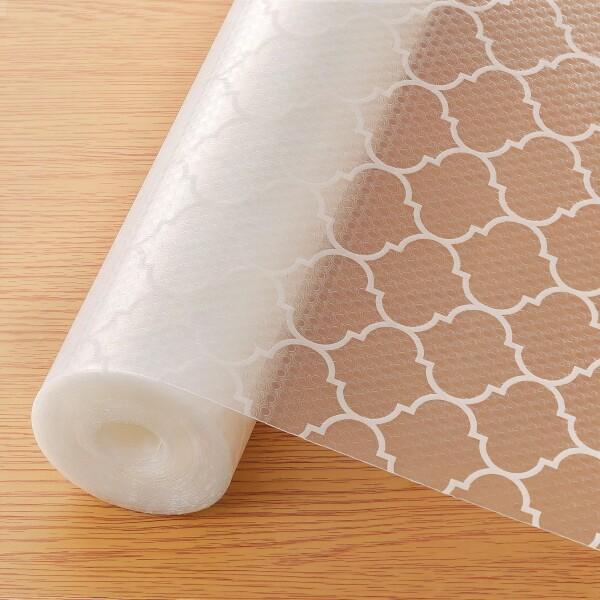 食器棚シートおしゃれ キッチンシート下敷きマット 洗える冷蔵庫シート 無臭 キッチン引き出しマット接着剤不要 裁断可能 抗菌-防水加工 ずれない しっかりした素材 プリント柄 シェルフライナー ペット用品-靴箱や本棚に商品コード：55077...