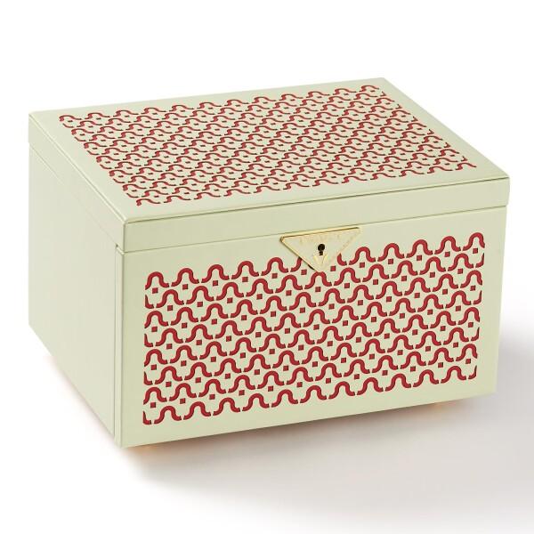 Vee&amp;In.ジュエリーボックス、宝石類の収納箱、ブレスレット/金の宝石類のネックレスのための良質の純木の宝石類のオルガナイザー、ギフトの考え 、ジュエリーの整理に最適，まともな贈り物 (グリーン)商品コード：55077905391...