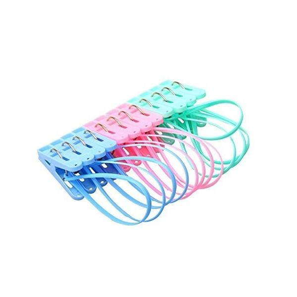 HJ 洗濯はさみ 紐付き 携帯 靴下はさみ 洗濯クリップ (6個セット)商品コード：55077909976型番：LYJサイズ：6個セット【サイズ】3.57.51CM　【素材】プラスチック　　　　　　　　　　　　　　　　　　　　　　　　　　　...