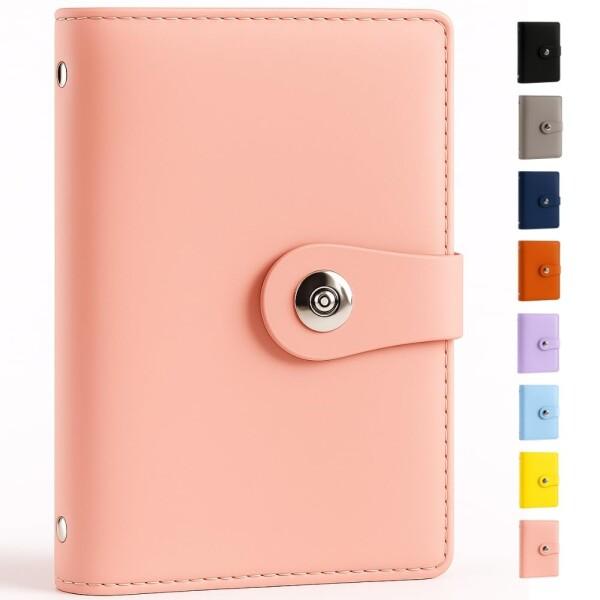 Chicer お札 貯金箱 貯金手帳 災害グッズ コンパクトサイズ (ピンク, ロック無し)商品コード：55077942787型番：GK20250618サイズ：ロック無しカラー：ピンク?【100万円を目指せる達成感】最大100枚のお札を収納...