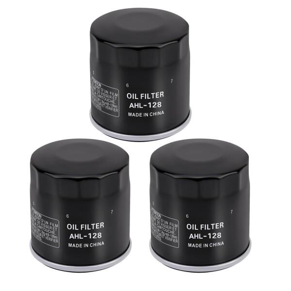 AHL (3個) バイク用 オイルフィルター オイルエレメント 49065-2071 49065-7010 49065-2078 互換車種: PP6000 GE5000A FE400D 13HP FE350G 11.5HP FE350D 1...