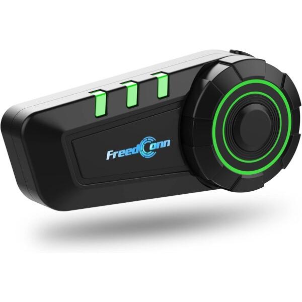 FreedConn KY バイクインカム Bluetooth 5.2 バイク用インカム ヘッドセット ヘルメット内蔵スピーカー ノイズキャンセリング ハイファイステレオ音質 ハンズフリー通話 IPX6防水 （1台）商品コード：5507799...
