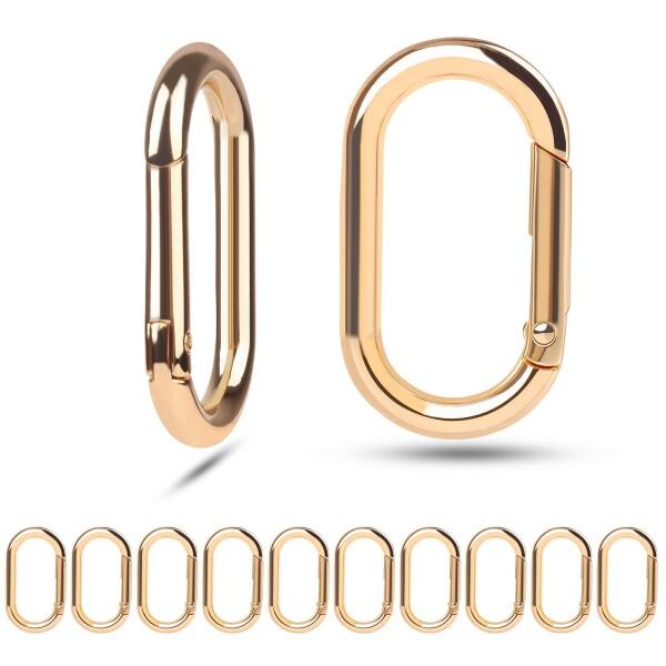 Go Pal GP06 亜鉛合金 カラビナ 小型 スプリングフック 12個 軽量 頑丈 おしゃれ 多機能 アウトドア/キャンプ/アクセサリーパーツ 2.9cm イエロー商品コード：55078125169型番：GPCPEGP06SD12Jサイ...