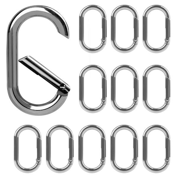 Go Pal GP06 亜鉛合金 カラビナ 小型 スプリングフック 12個 軽量 頑丈 おしゃれ 多機能 アウトドア/キャンプ/アクセサリーパーツ 4.4cm ブラック商品コード：55078125188型番：GPCPEGP06LK12Jサイ...